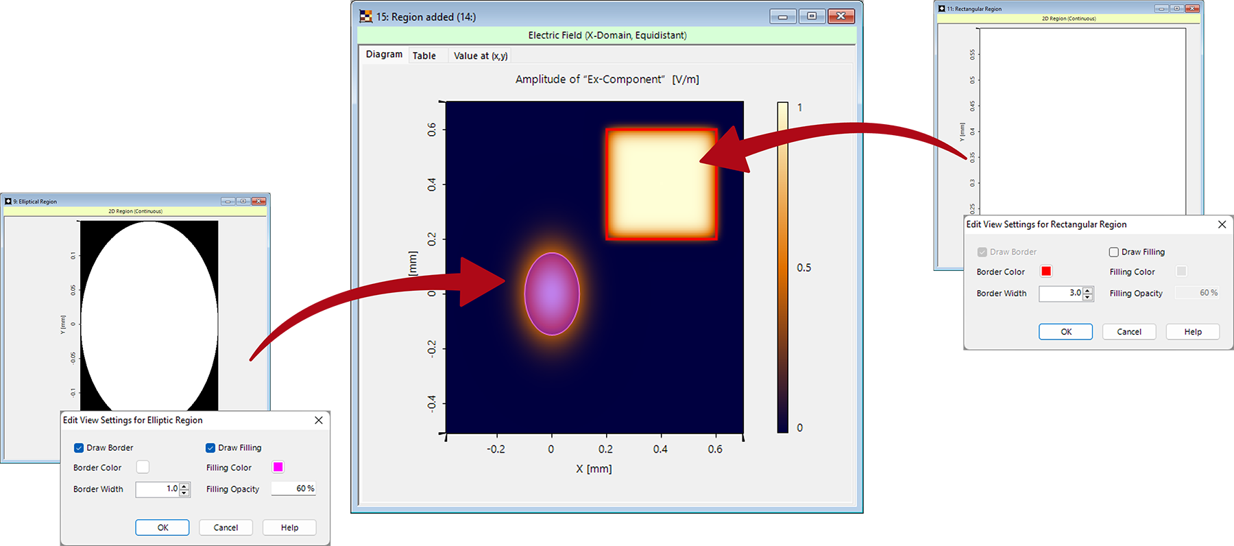 Add Region To Data Arrays